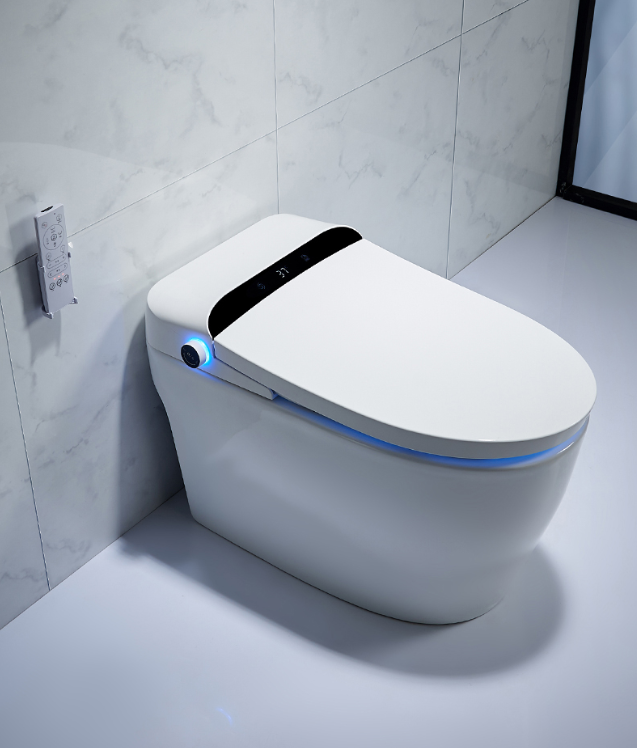 Bathroom smart toilet with remote control