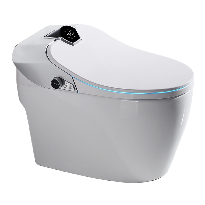 Electric intelligent one piece smart toilet