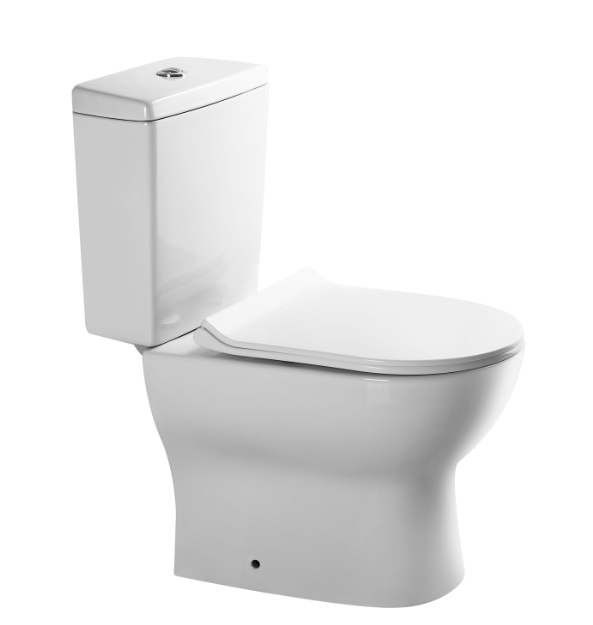 Two piece round bowl ceramic wc toilet